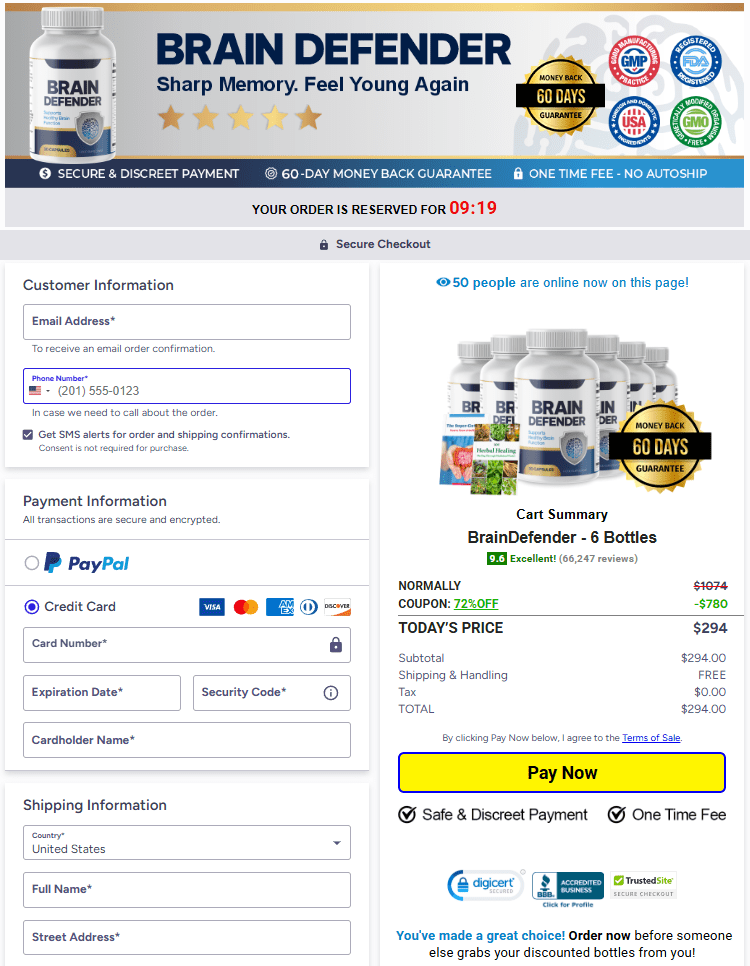 Brain Defender™ | Official Website | Advanced Cognitive Support